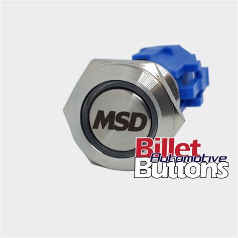 19mm Msd Billet Push Button Switch Ignition Billet Automotive Buttons