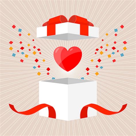 Illustration선물상자하트 유토이미지 상세페이지 베이직샵 일러스트 19692222