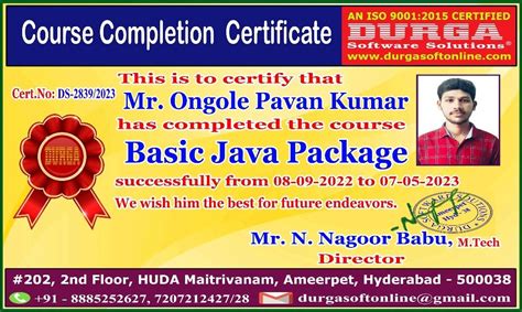 Pavan Kumar Ongole On Linkedin My Course Completion Certificate On