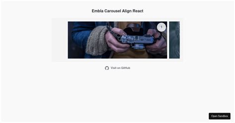 Embla Carousel Align React Codesandbox