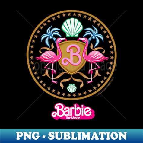 Barbie The Movie Crest Vintage Sublimation Png Download Inspire