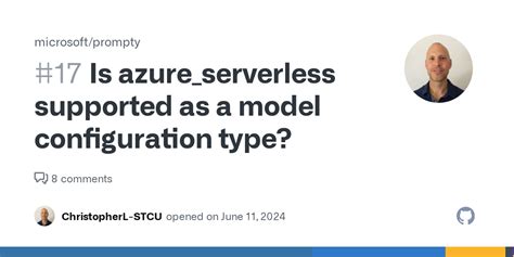 is azure serverless supported as a model configuration type · issue 17 · microsoft prompty