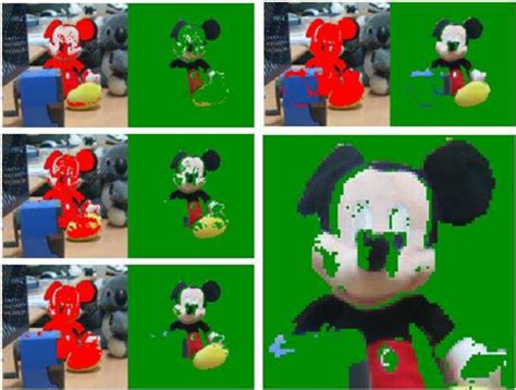 Segmentation Results By Binarization Of Rgb Color Difference 4 Results