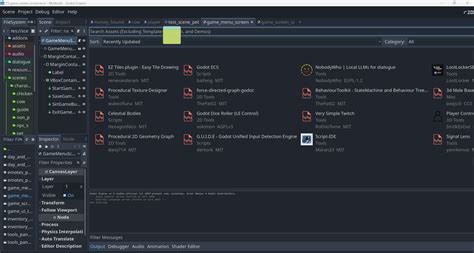 Godot Asset Library Interface Stretched When Too Many Plugins Shown