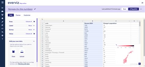 Working With Choropleth Map Data Everviz Knowledge Base