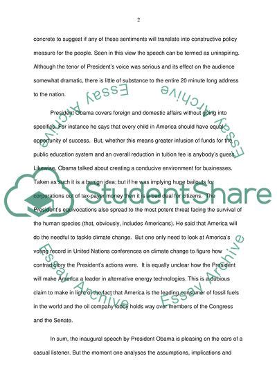 Inauguration Speech Sample Goimages U