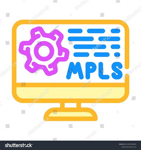 Mpls Protocol Color Icon Vector Mpls Stock Vector Royalty Free Shutterstock