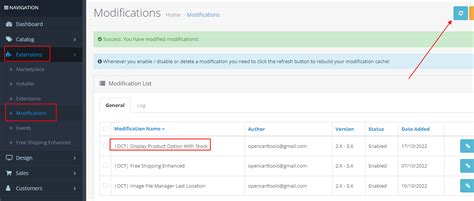 Opencart Display Product Option With Stock