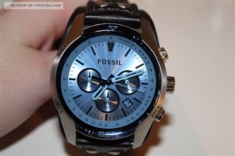 Fossil Herrenuhr Chronograph Edelstahl Ch2564