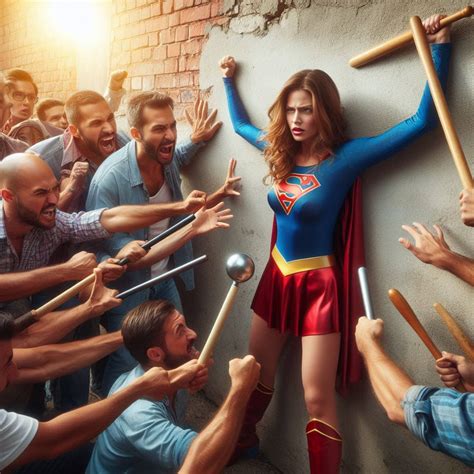 Supergirl Cornered By Angry Mob By Writer 40 On Deviantart