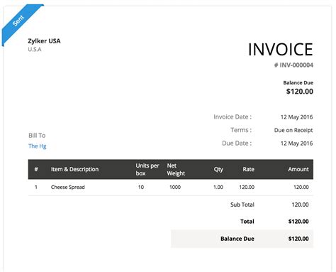 Display Additional Item Info Faq Zoho Invoice