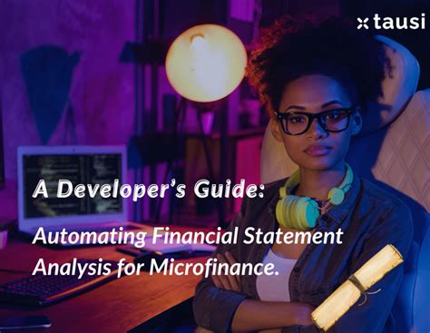 Automating Financial Statement Analysis For Microfinance A Developers