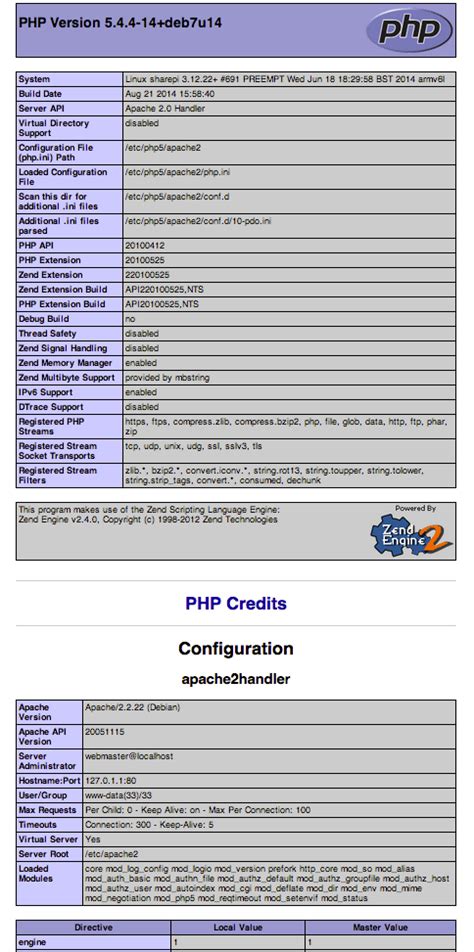 Pi Rates Raspberry Pi Webserver Mit Apache Und Php Einrichten