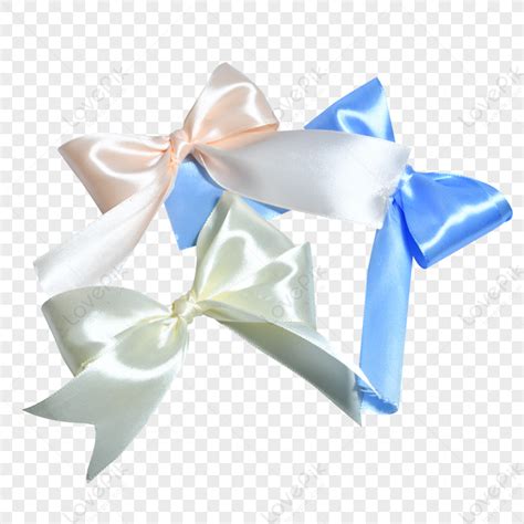 삼색 새틴 활 귀여운 일러스트 실크 일러스트 활 일러스트 Png 일러스트 무료 다운로드 Lovepik