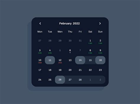 Calendar Templates And Date Picker Ui Design By Roman Kamushken For Setproduct On Dribbble