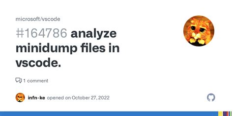 Analyze Minidump Files In Vscode · Issue 164786 · Microsoftvscode · Github