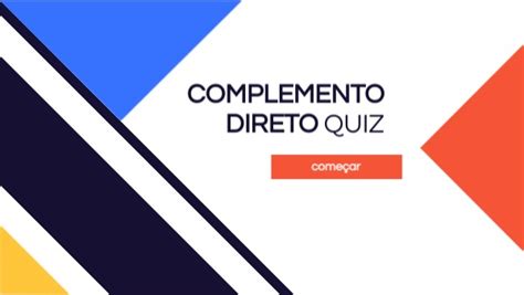 Complemento Direto Quiz