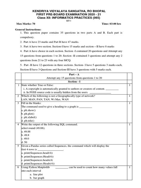 Class 12 Ip Sample Question Paper Pdf World Wide Web Internet And Web