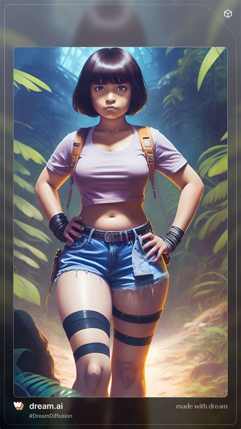 Adult Dora The Explorer Style Vfx V2 No Seed Image This Was A Fun Exercise Playing