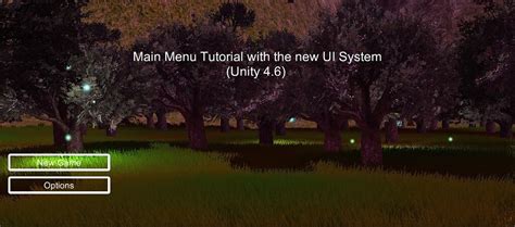 [tutorial] making a main menu with unity s new ui learn content unity discussions