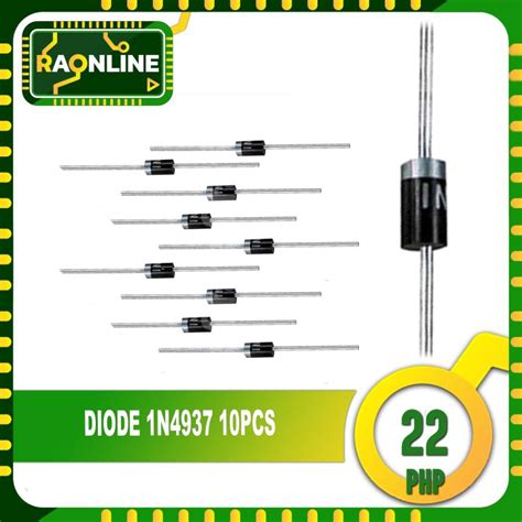 Raonline 10pcs Diode 1n4937 Lazada Ph