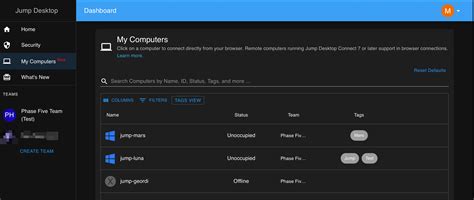 In Browser Remote Desktop And Screen Sharing Jump Desktop Support