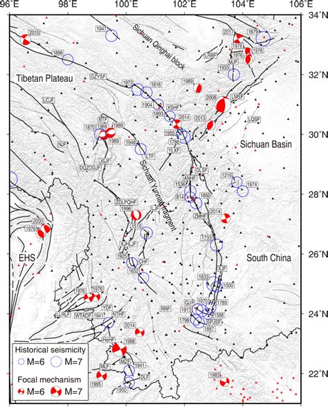 Seismotectonic Setting Of Southeastern Margin Of Tibetan Plateau In