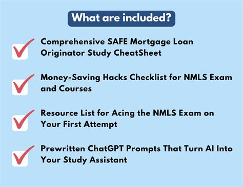 The Nmls Exam Prep Collection Cheat Sheet Checklist Resource List