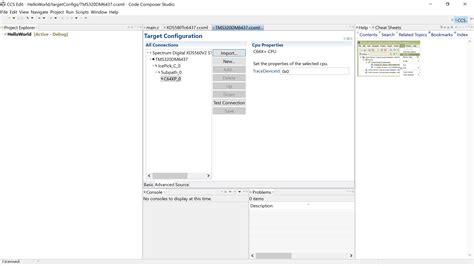CCS TMS DM Error Launching Debug Session Code Composer Studio Forum Code Composer