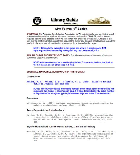 23 Reference List Template In Google Docs Word Apple Pages PDF