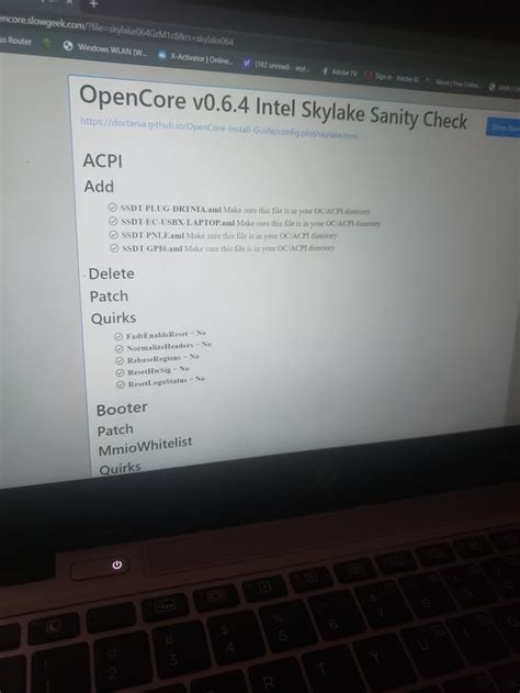 acpi error boot loops and hangs r hackintosh