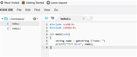 cs50 ide