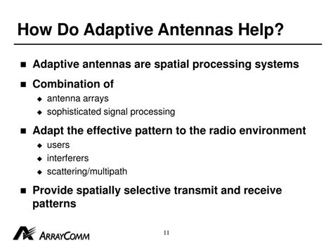 PPT Adaptive Antenna Tutorial Spectral Efficiency And Spatial Processing PowerPoint