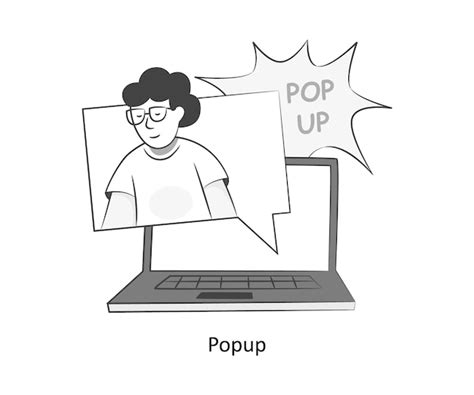 Premium Vector Popup Flat Style Design Vector Illustration Stock Illustration