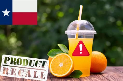 Juice Recall Underway In Texas Following Potential Health Issue