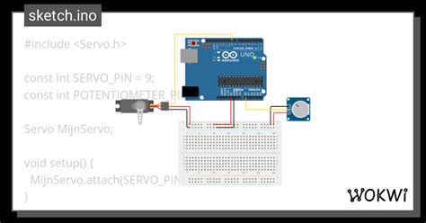 Servo Motor Voorbeeld Wokwi ESP STM Arduino Simulator Servo Motor Voorbeeld Wokwi ESP STM Arduino Simulator