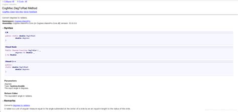 方法 Visionpro 角度与弧度转换vsionpro转弧度 Csdn博客