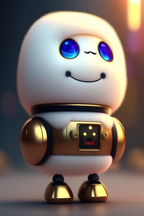 lexica a cute robot