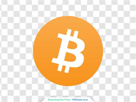 Bitcoin Symbol In Orange Circle Free Png Pngate