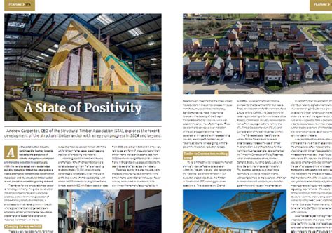 The Positive State Of The Structural Timber Industry Structural