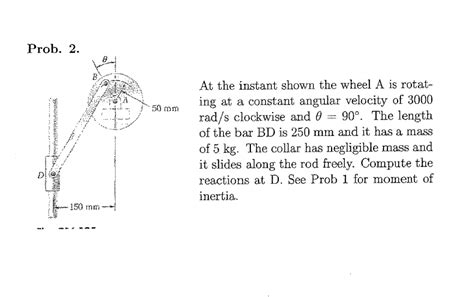 At The Instant Shown The Wheel A Is Rotating At A