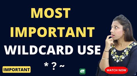stop using excel if you don t know this wildcard characters in