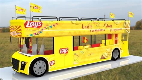 lays float and double ducker bus design behance