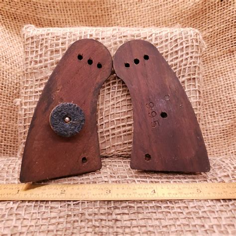 Colt E I Frame Factory Service Style Wood Grips Colt 357 Python Trooper Official Police