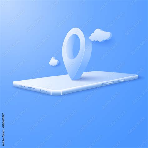 Navigator 3d Pin Location Checking On World Map Background Locator Position Point Vector Art