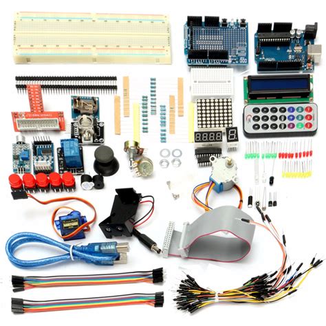 other gadgets uno r3 starter kit for arduino 1602 lcd servo motor