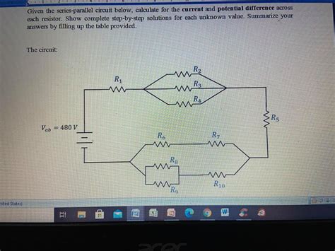 how to find potential difference in a series circuit