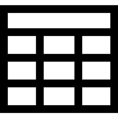 Table Excel Vector Svg Icon Svg Repo