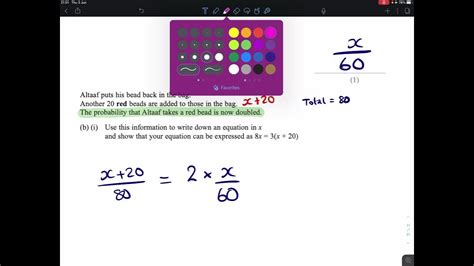 January 2012 Higher Paper 3h 1 Question 8 Igcse Maths Edexcel Mathematics Youtube