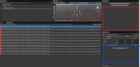 apv unity 6 hdrp causing console errors unity engine unity discussions